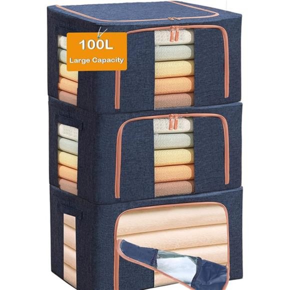 Storage & Organization | 10l Large Storage Bags Stackable Clothes ...